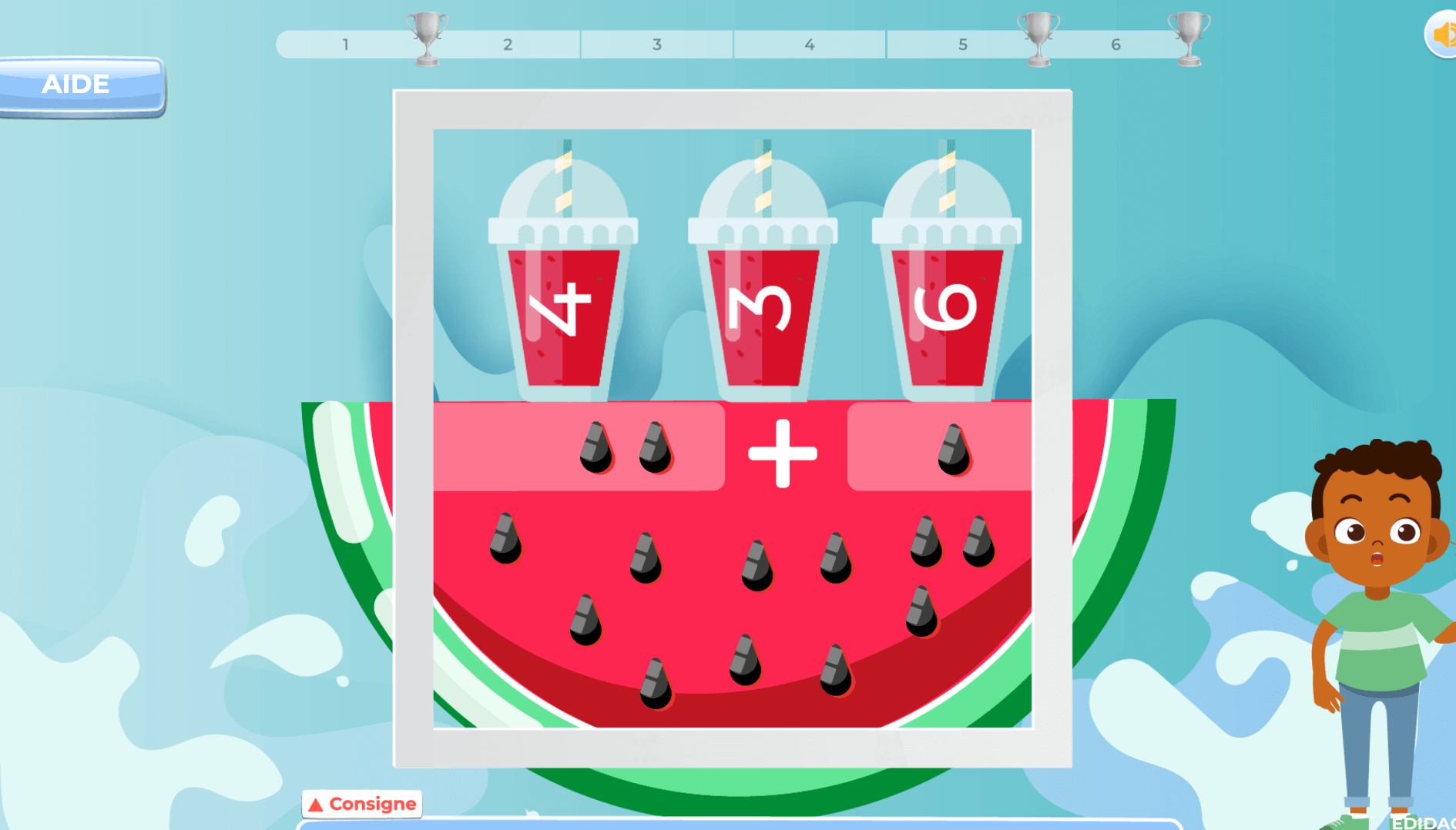 Exercices de maths, jeux et calculs pour enfants de 6 ans de 3ème maternelle