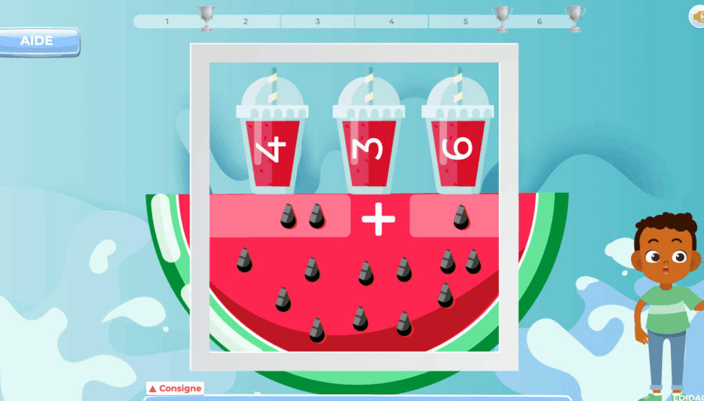Exercices de maths, jeux et calculs pour enfants de 6 ans de 3ème ...